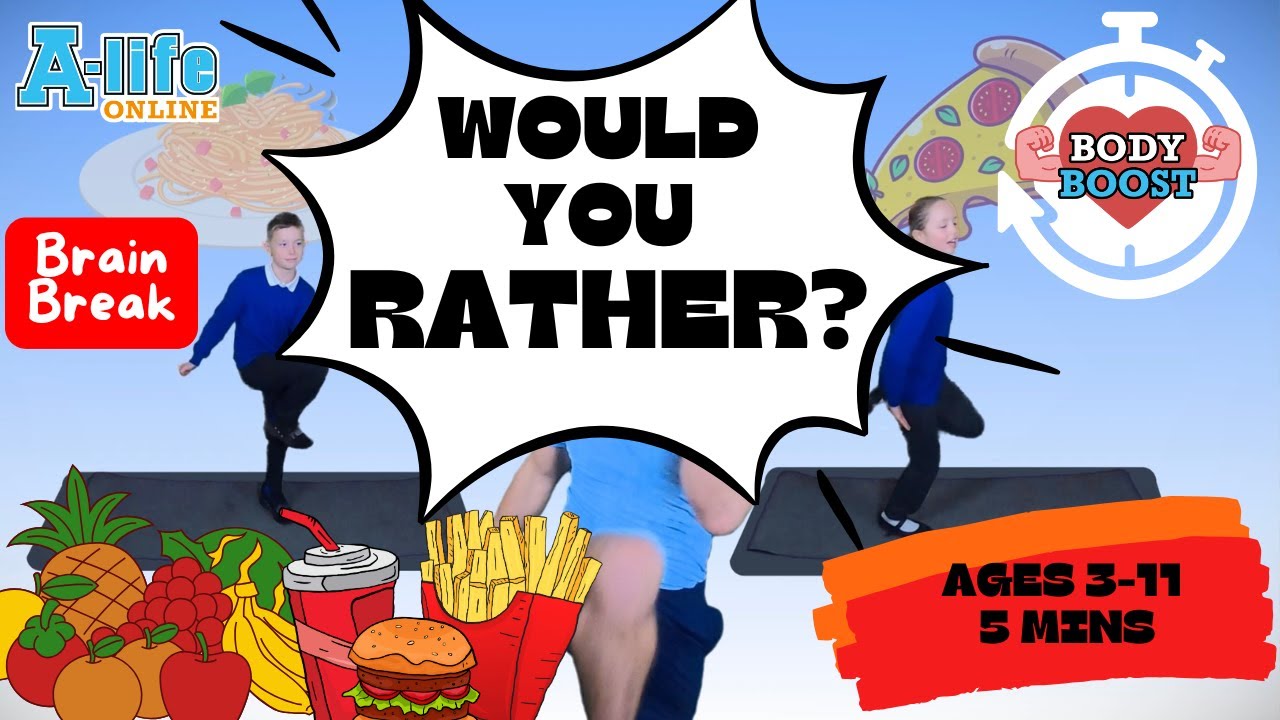Would You Rather - Food Theme | Brain Break - YouTube