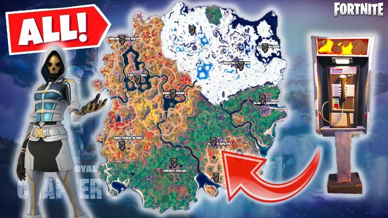 *ALL* Burner Pay Phones Locations in Fortnite Chapter 4 (Full Guide ...