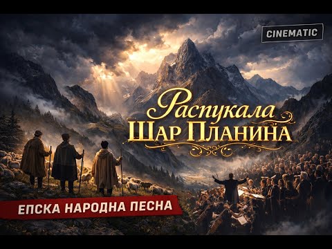 Распукала Шар планина – Епска народна песма | Raspu kala Šar Planina – Cinematic Epic AI