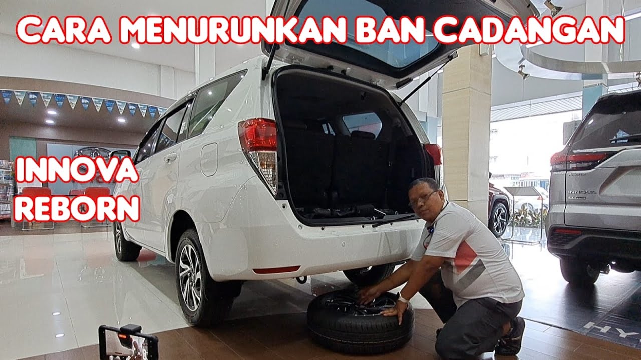 Cara Menurunkan Ban Cadangan Pada All New Innova Reborn G Diesel 2023 ...