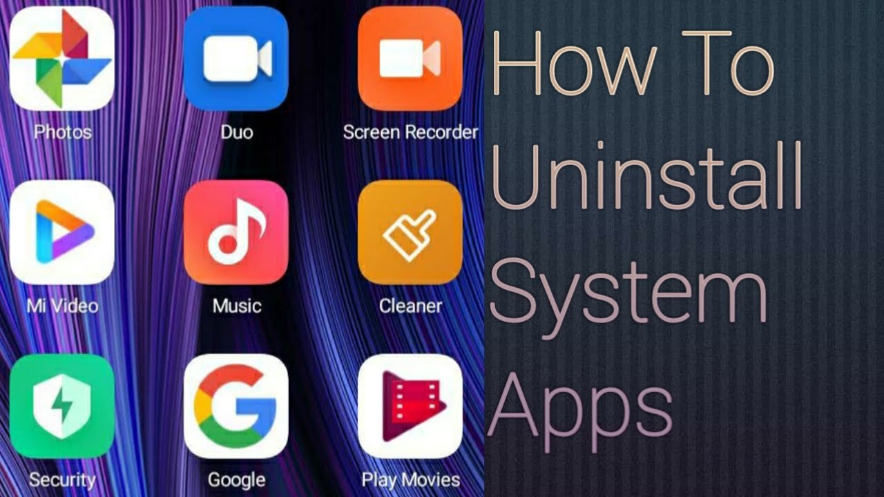 How To Uninstall System Apps From Any Redmi(MI) ,Realme,Oppo,Vivo etc ...