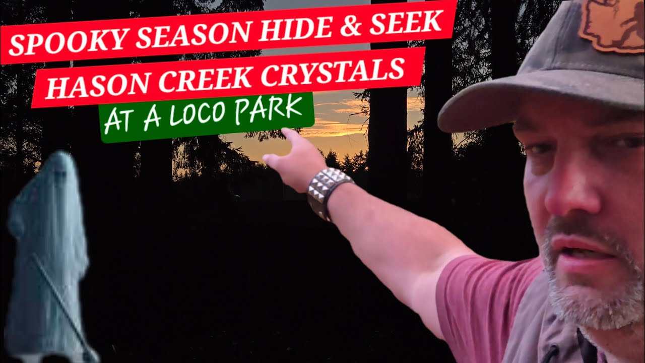 Spooky hide & seek ROCKS at A loco park #nature #spooky #park - YouTube