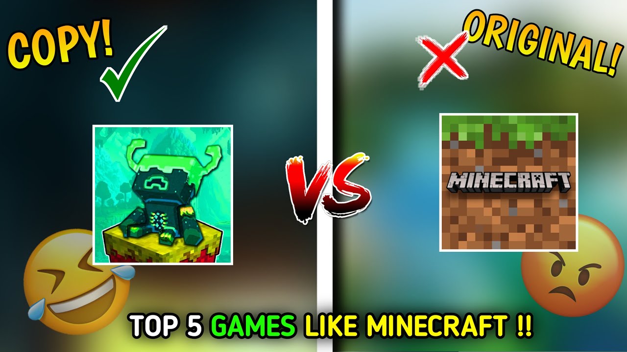 TOP 5 BEST COPY GAMES LIKE MINECRAFT 1.21+ JAVA EDITION 🤩 | BEST ...