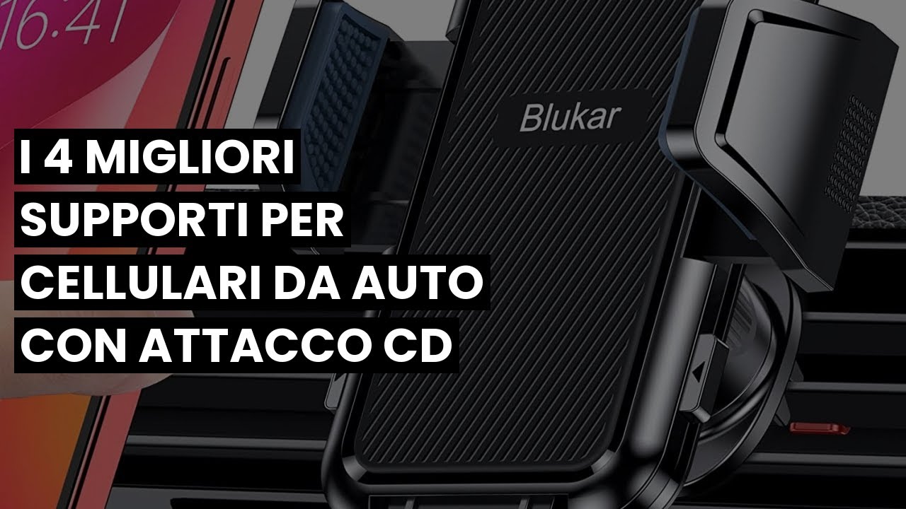Porta cellulare auto cd: I 4 migliori supporti per cellulari da auto con attacco CD - YouTube