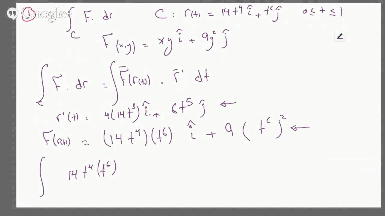 Line Integrals Over Vector Fields - YouTube