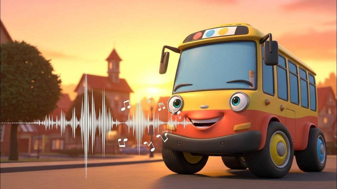 1 minute Loop The School Bus Remix Loop | Fun Kids Rhyme Compilation ...