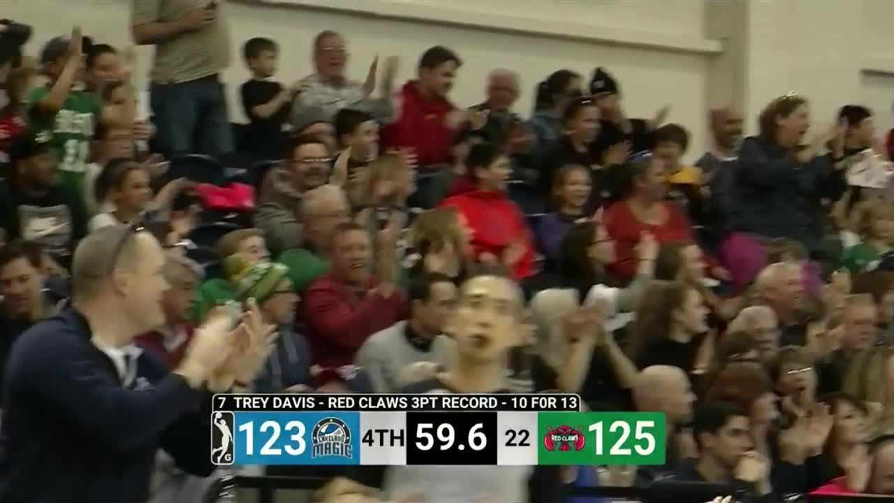 Trey Davis (57 points) Highlights vs. Lakeland Magic - YouTube