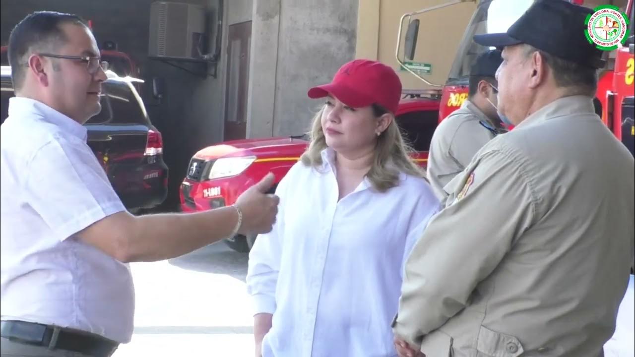 DONATIVO AL CUERPO DE BOMBEROS POR LA DIPUTADA LINDA DONAIRE - YouTube