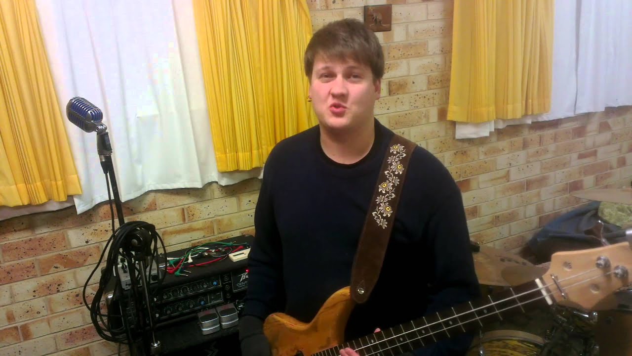 Slidiing On A Two-String Slide Bass - YouTube