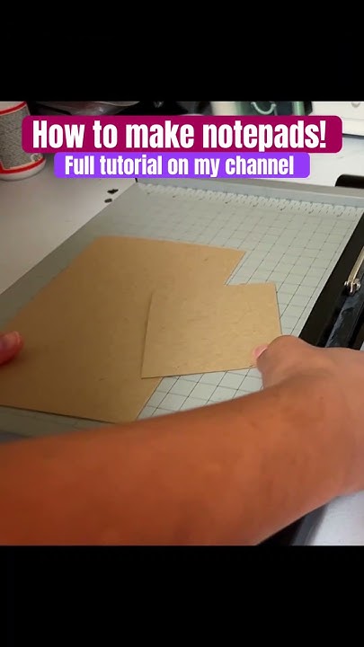 How to make notepads 🤭 #shorts - YouTube