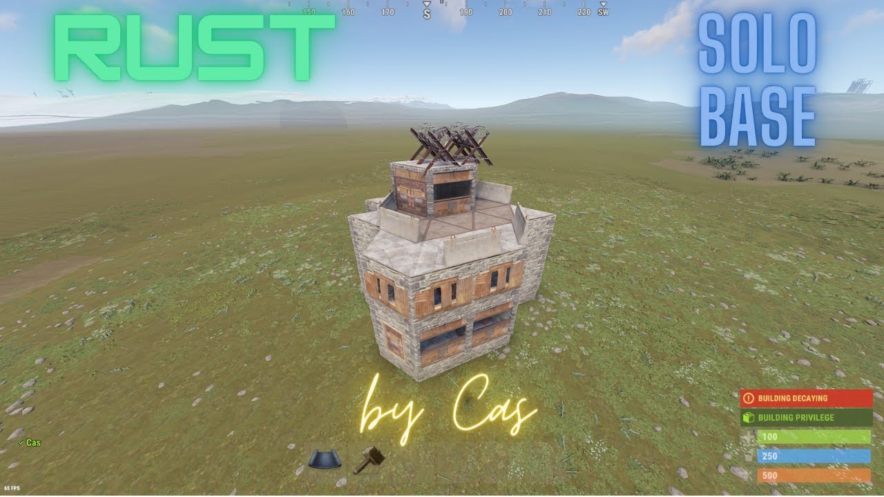 Rust Solo Base Design 2023 Youtube