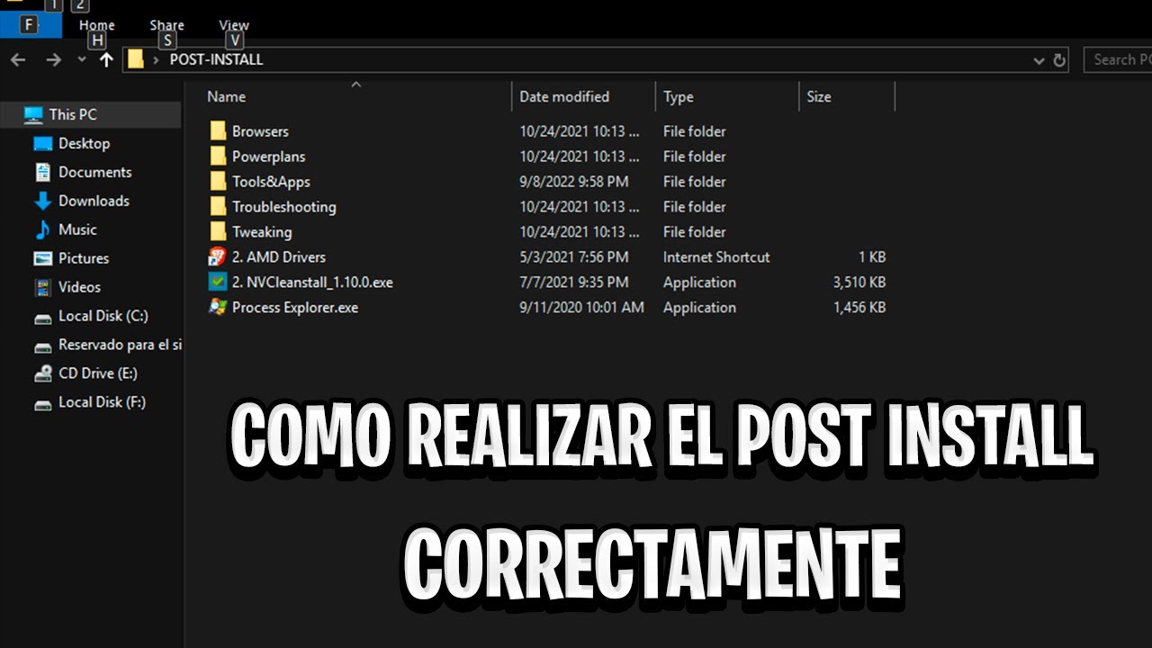 COMO REALIZAR EL POST-INSTALL CORRECTAMENTE SIN ERRORES - YouTube