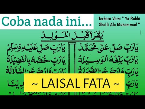 LAISAL FATA versi SHOLAWAT DIBA'I ~ YabRobbi Sholli Ala Muhammad. - YouTube