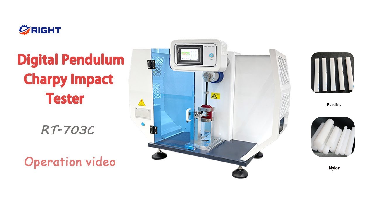 Digital Pendulum Charpy Impact Tester ------ RT-703C - YouTube
