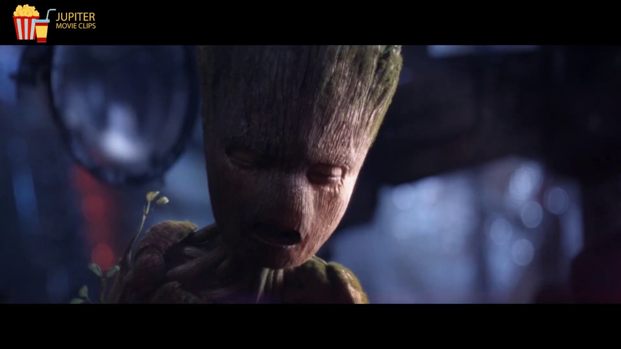 Groot lifts Thor's Axe - YouTube