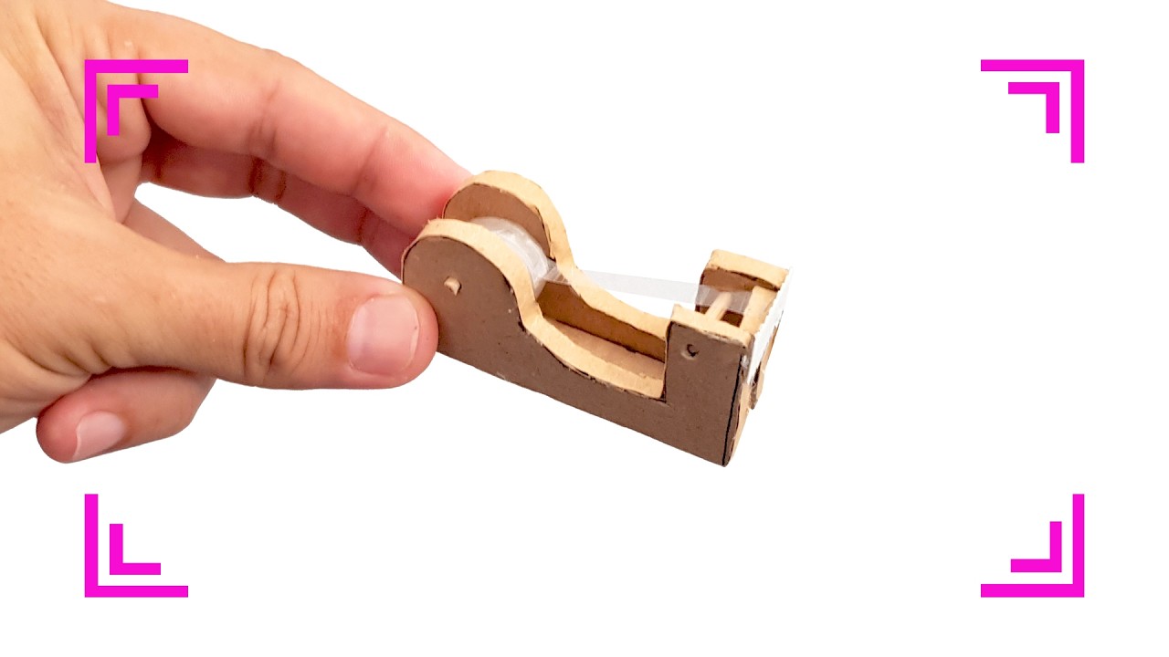How to make Tape Cutter II Mini TAPE Cutter Dispenser - YouTube
