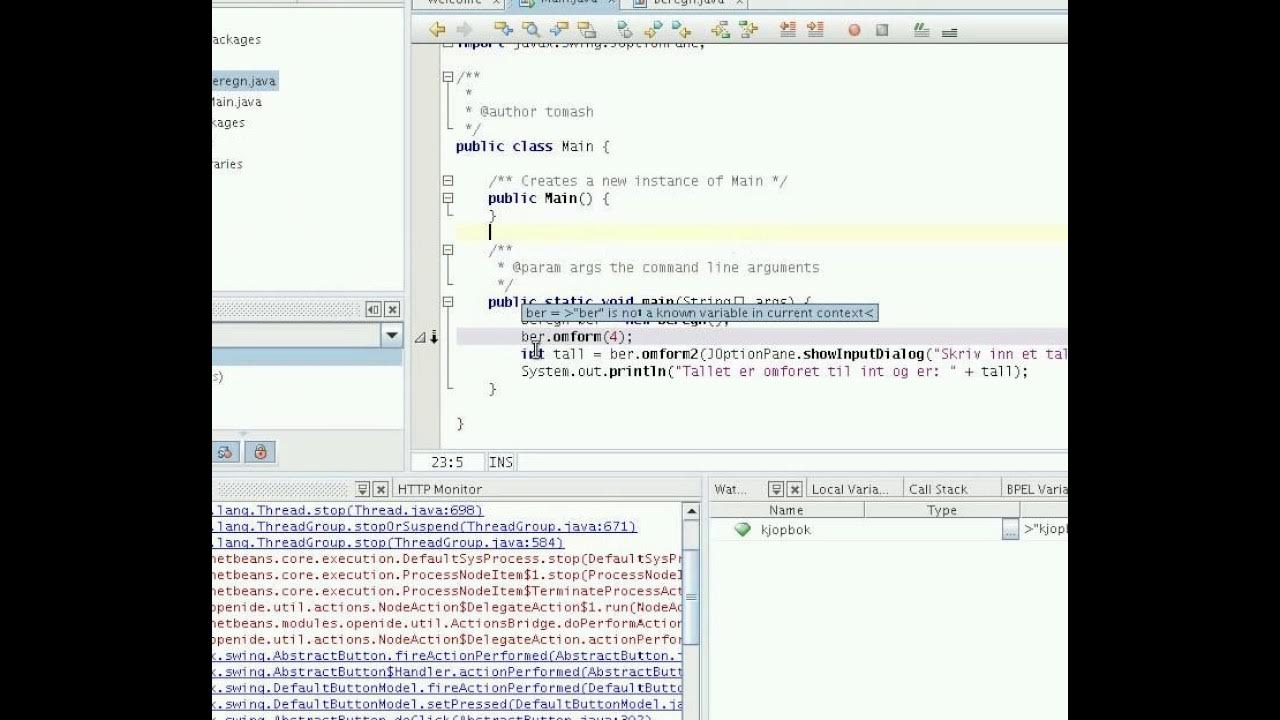 netbeans debug - YouTube