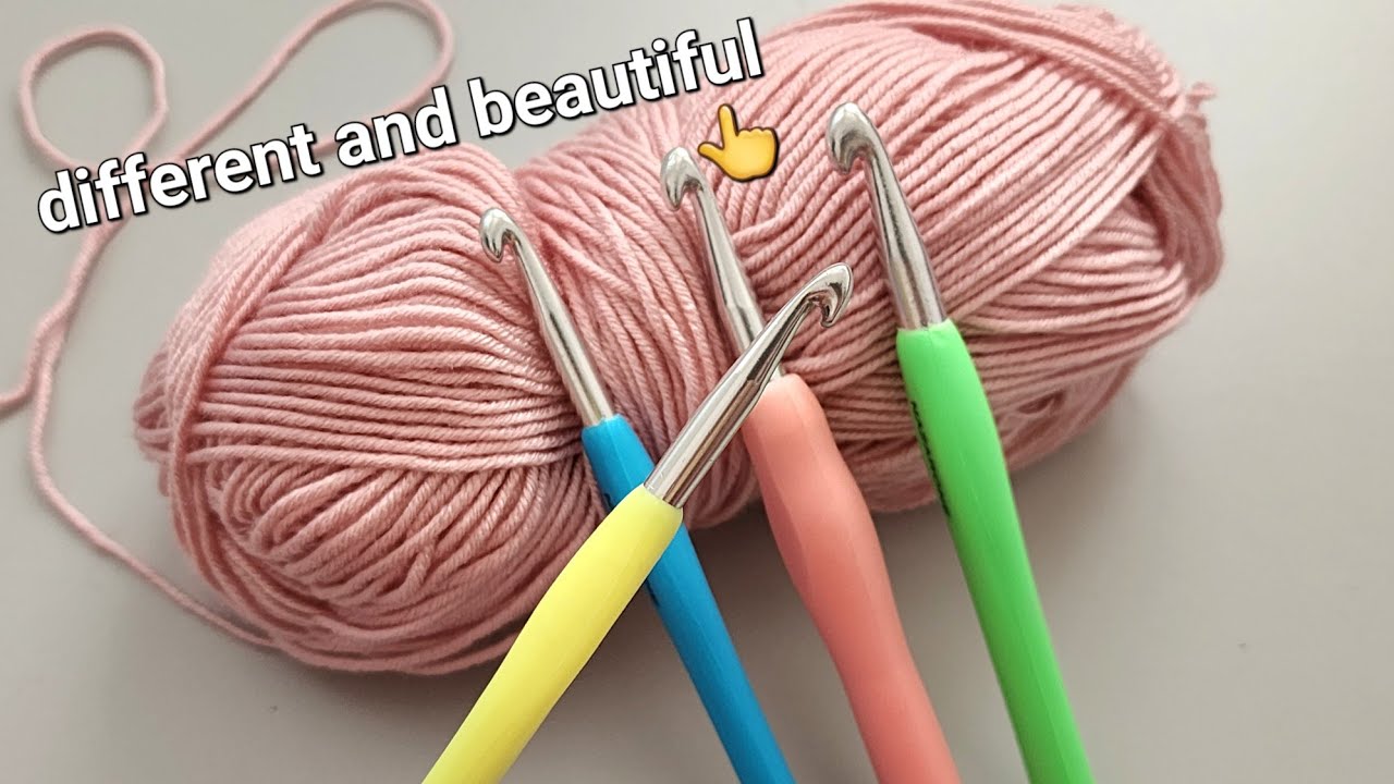 DIFFERENT! BEAUTIFUL AND STYLISH EASY CROCHET STITCH PATTERN! super 💯 ...