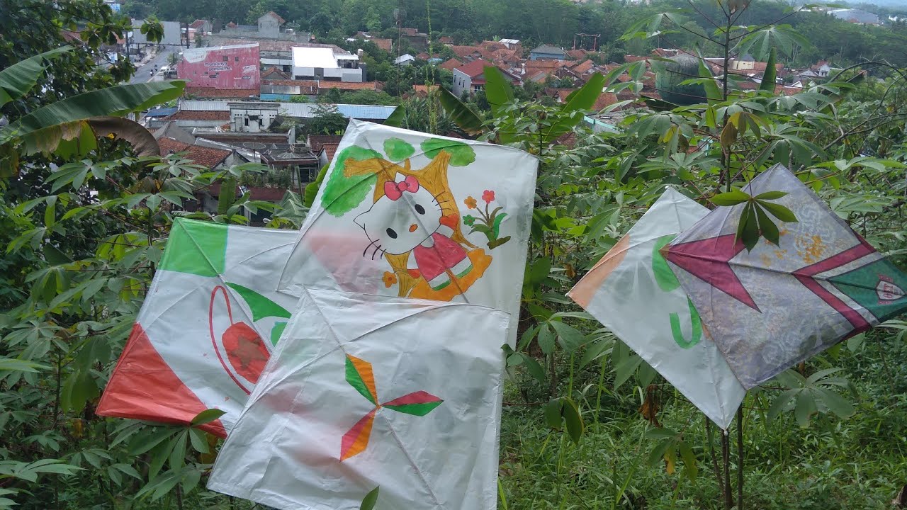 asik sekali menemukan layangan saat ke gunung babakan(dapat 1 layangan ...