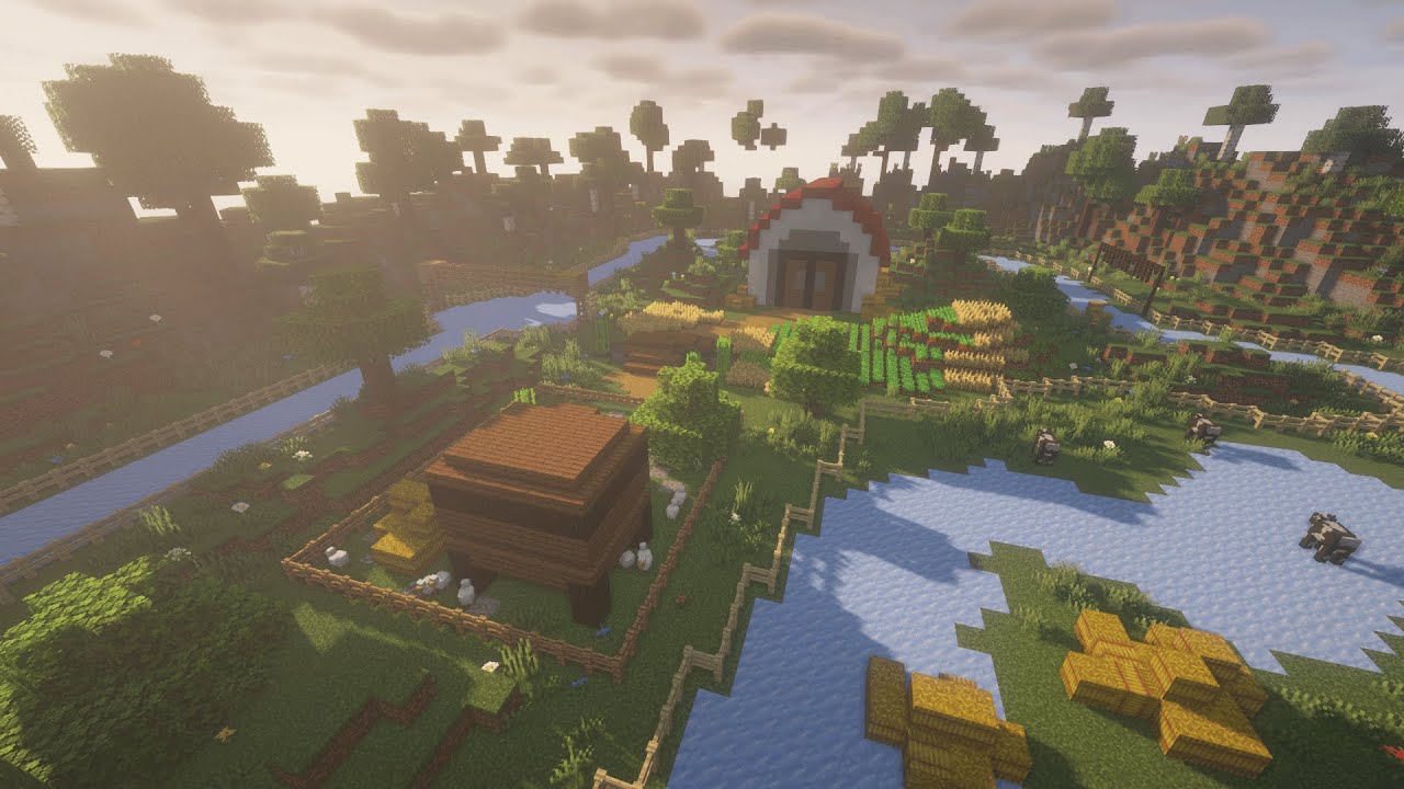 Mario Kart in Minecraft - Wii Moo Moo Meadows - YouTube