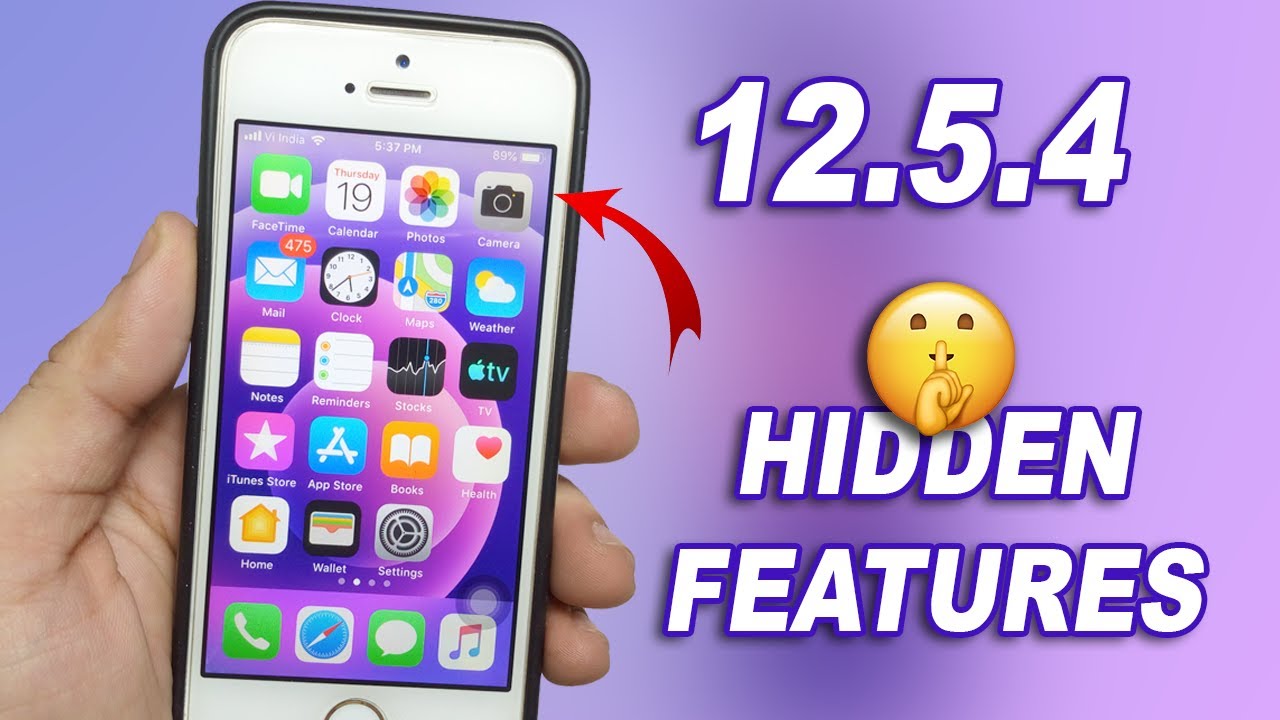 iOS 12.5.4 Top Secret Hidden Features - iPhone 5s Hidden Features ...
