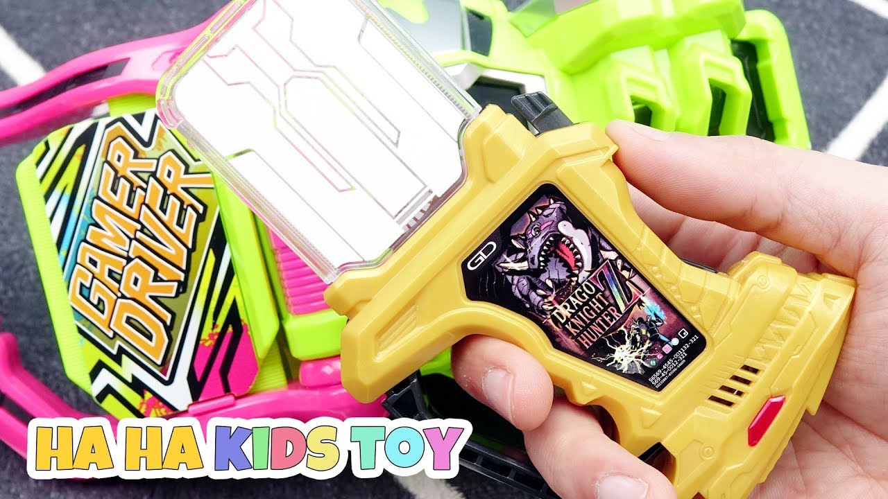 Kamen Rider Ex-Aid Drago Knight Hunter Z Rider Gashat Gamer Driver Toy ...