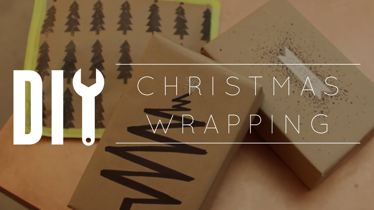 DIY Christmas Wrapping Paper - YouTube
