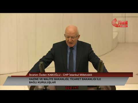 İBRAHİM ÖZDEN KABOĞLU 2022 YILI BÜTÇE GÖRÜŞMELERİ