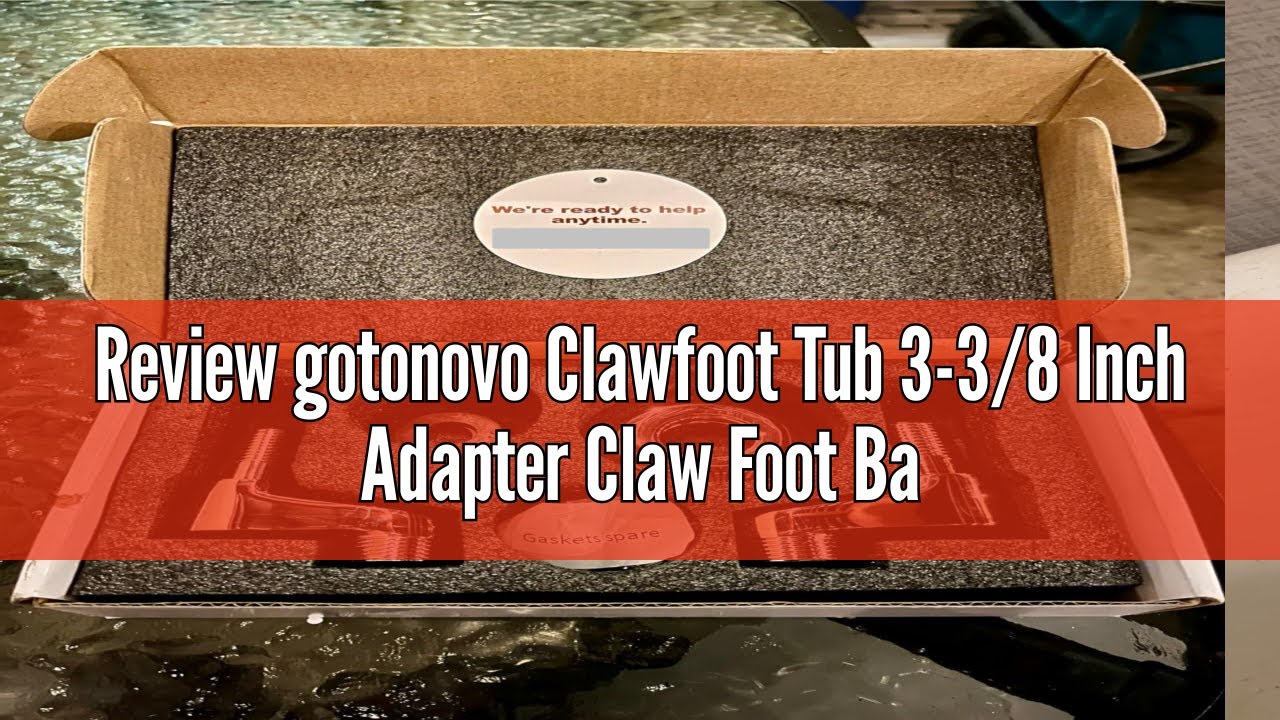 Review gotonovo Clawfoot Tub 3-3/8 Inch Adapter Claw Foot Bathtub ...