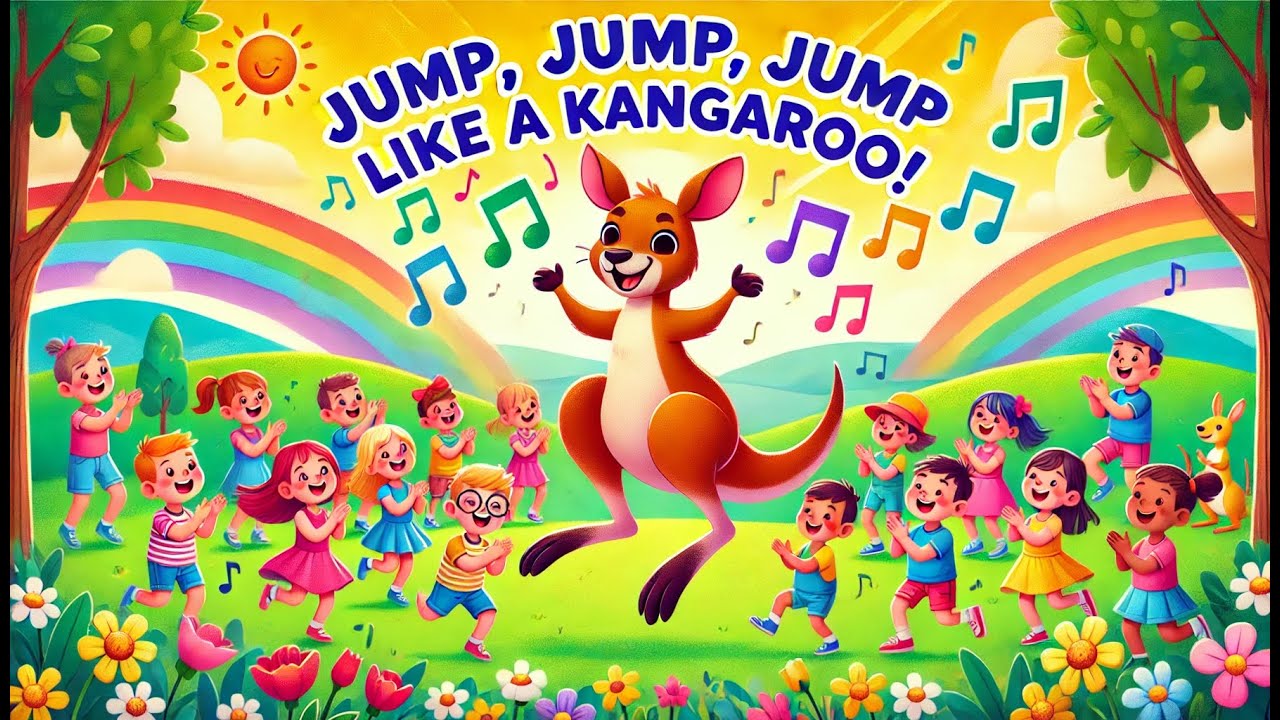 🦘 Jump, Jump, Jump Like a Kangaroo! 🎶 | Fun Kids Nursery Rhymes ...