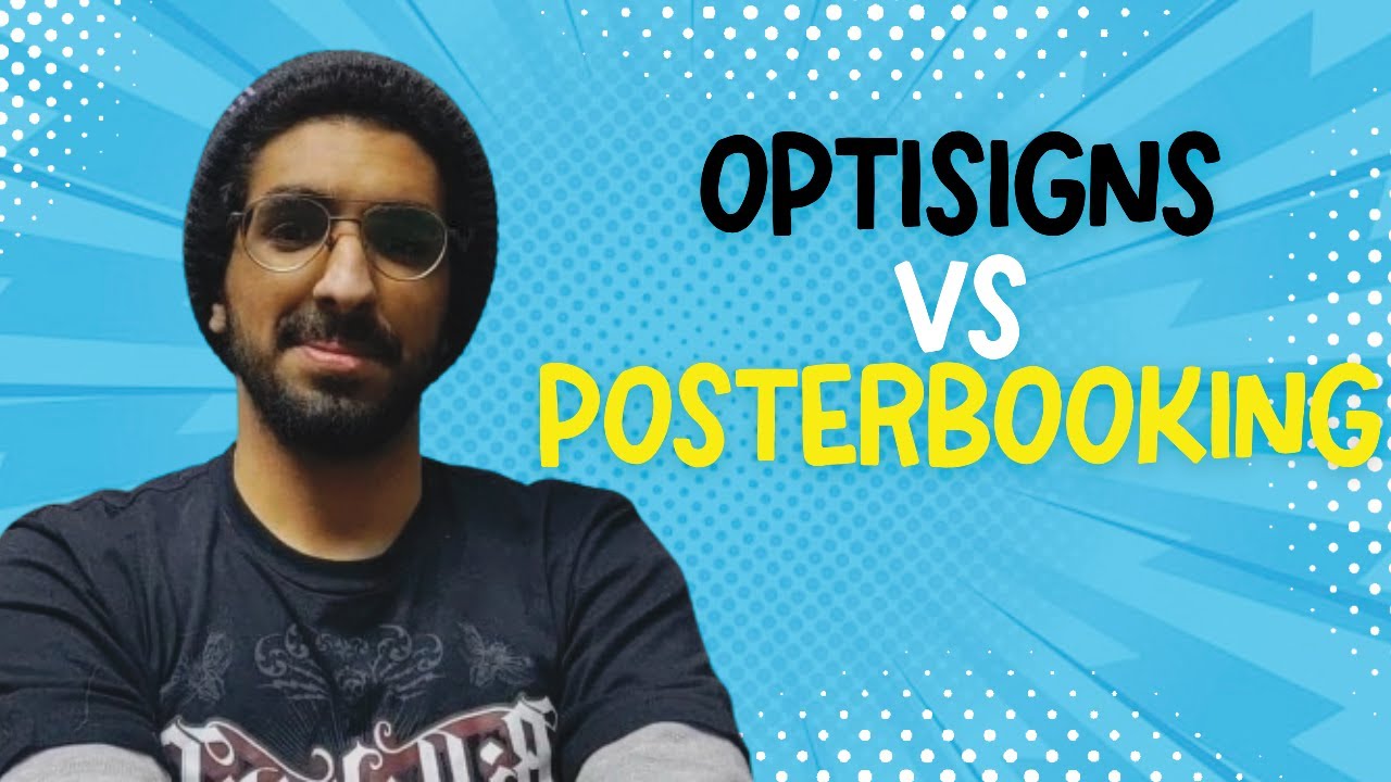 Digital signage software battles : Optisigns VS PosterBooking - YouTube
