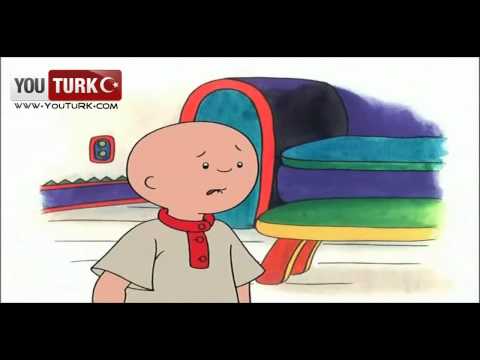 Caillou Türkce - Caillou yaslaniyor