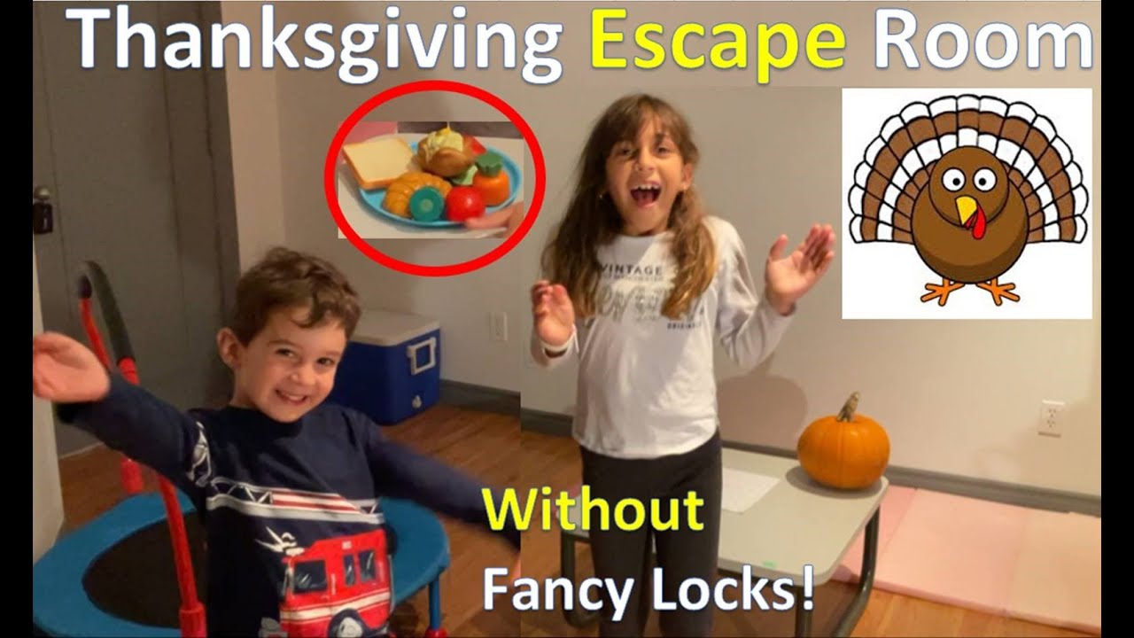 How To Create Your Own Thanksgiving Escape Room DIY - YouTube