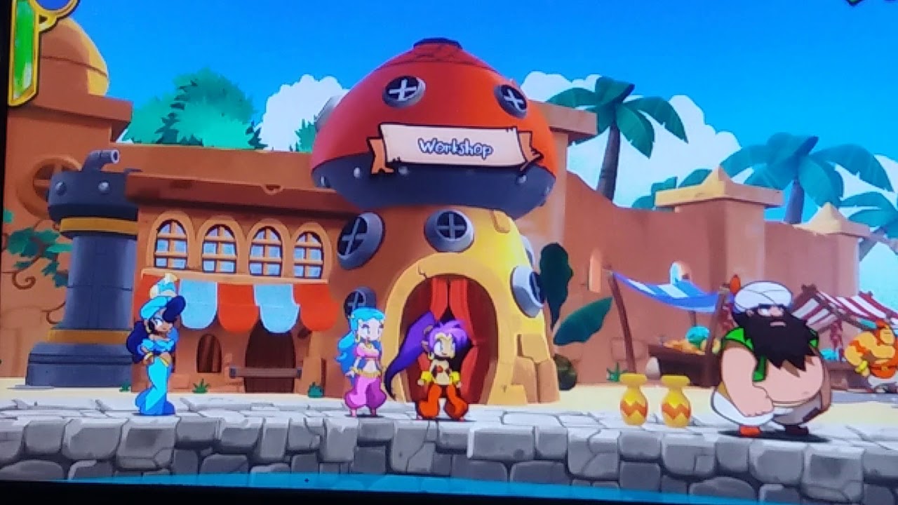 Eggie and mummy plays shantae half genie hero game play - YouTube