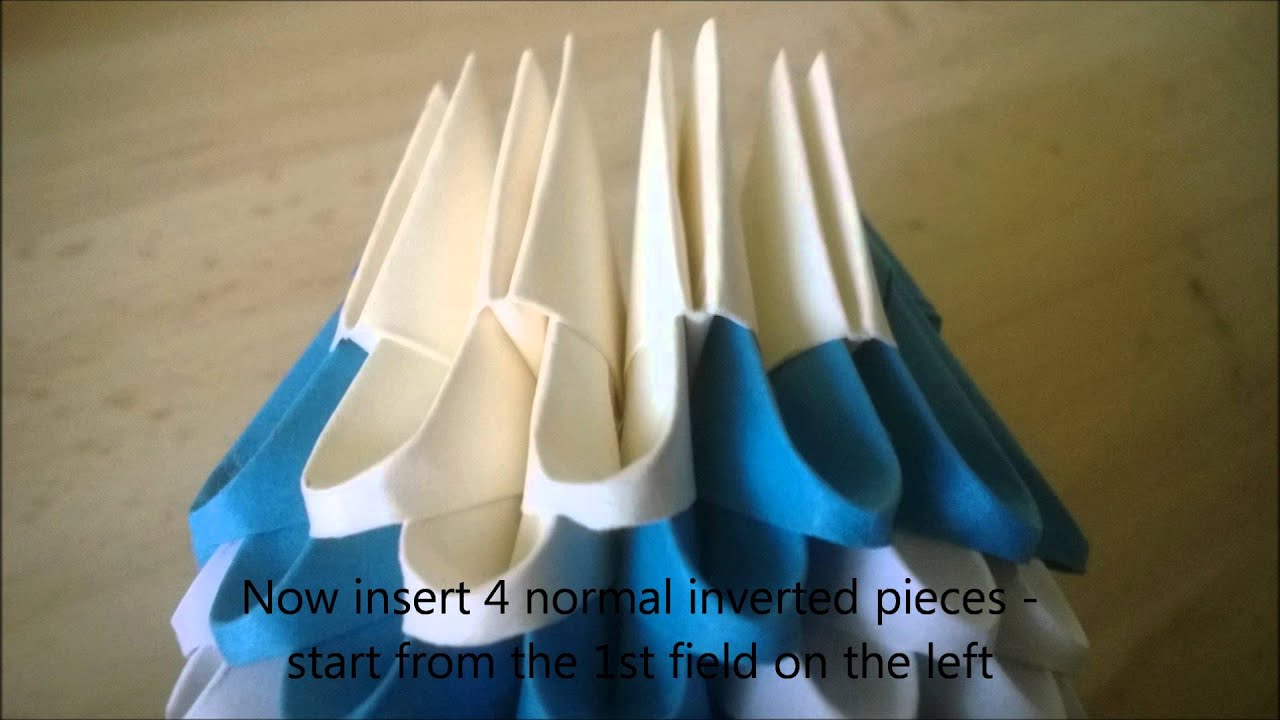 3D origami Nami - YouTube