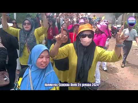 Heboh !! Basah Basah || Pesona Karnaval Sedekah Bumi Buyut Keramat Aris Desa Jangga 2024