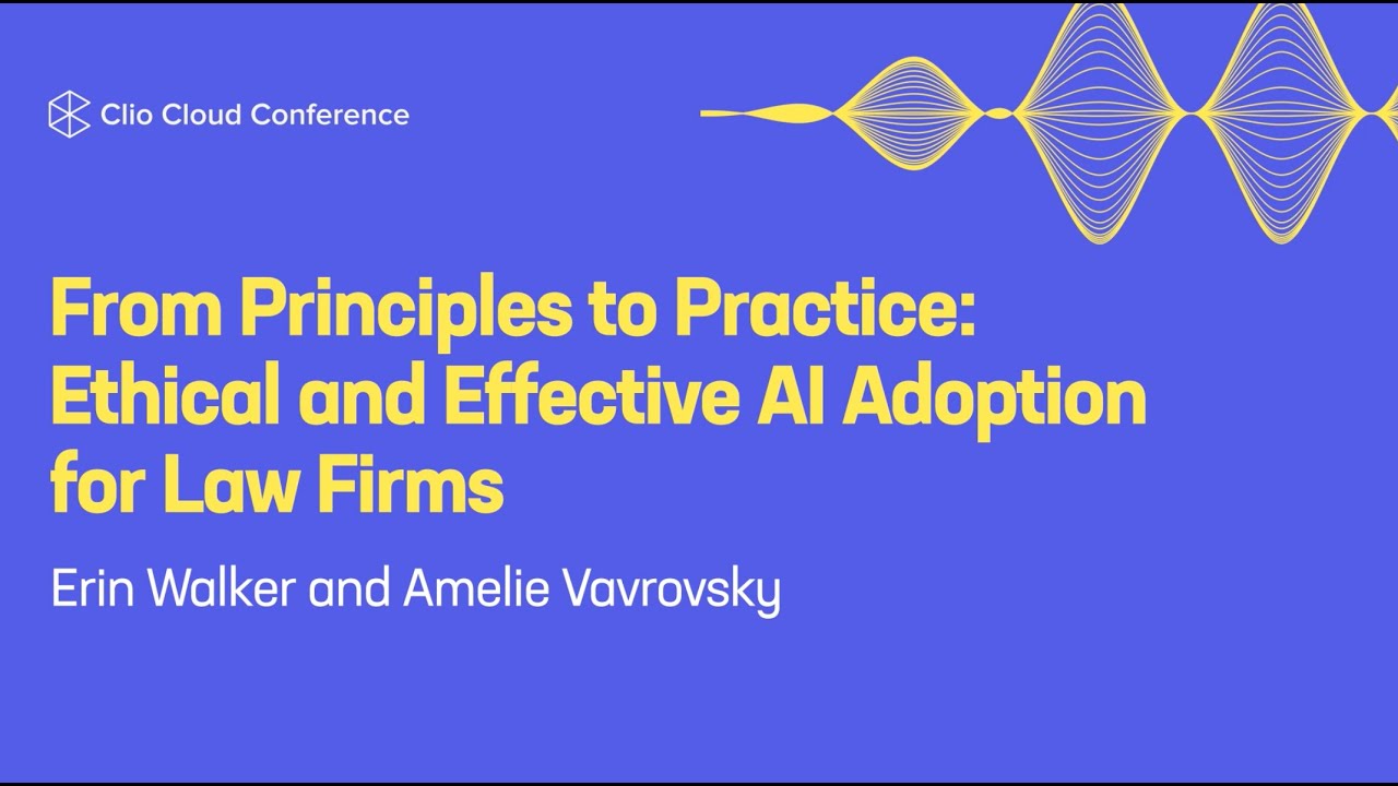 From Principles to Practice: Ethical and Effective AI Adoption for Law ...