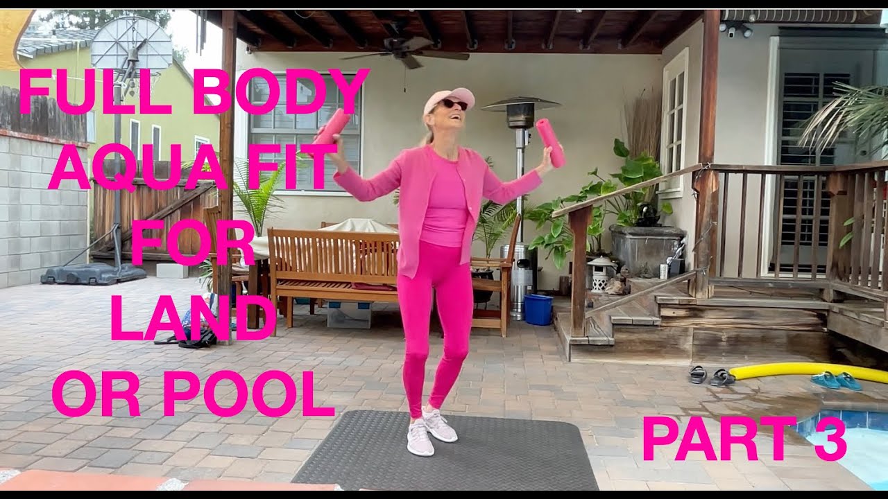 10 MINUTES OF A LIVE AQUA FIT CLASS- PART 3 - YouTube