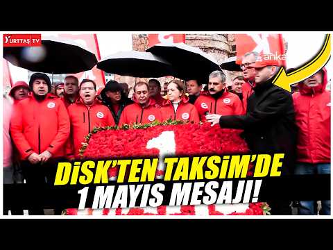 DİSK Taksim Meydanı’nda! “Asla teslim olmayacağız!\