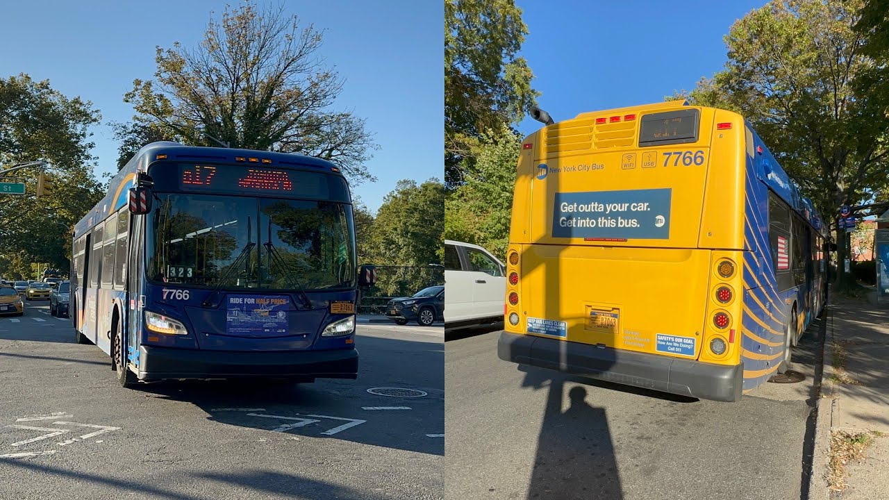 MTA NYCT Bus: 2018 New Flyer Xcelsior XD40 7766 On The Q17 - YouTube