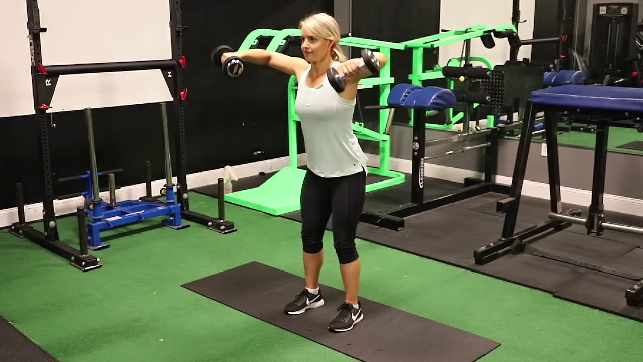 Dumbbell Shoulder Flies Tutorial - YouTube