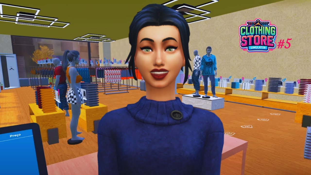 CLERK SERVICEABLE | GAMEPLAY | CLOTHING STORE DEMO | DIA 20-26 #5 - YouTube