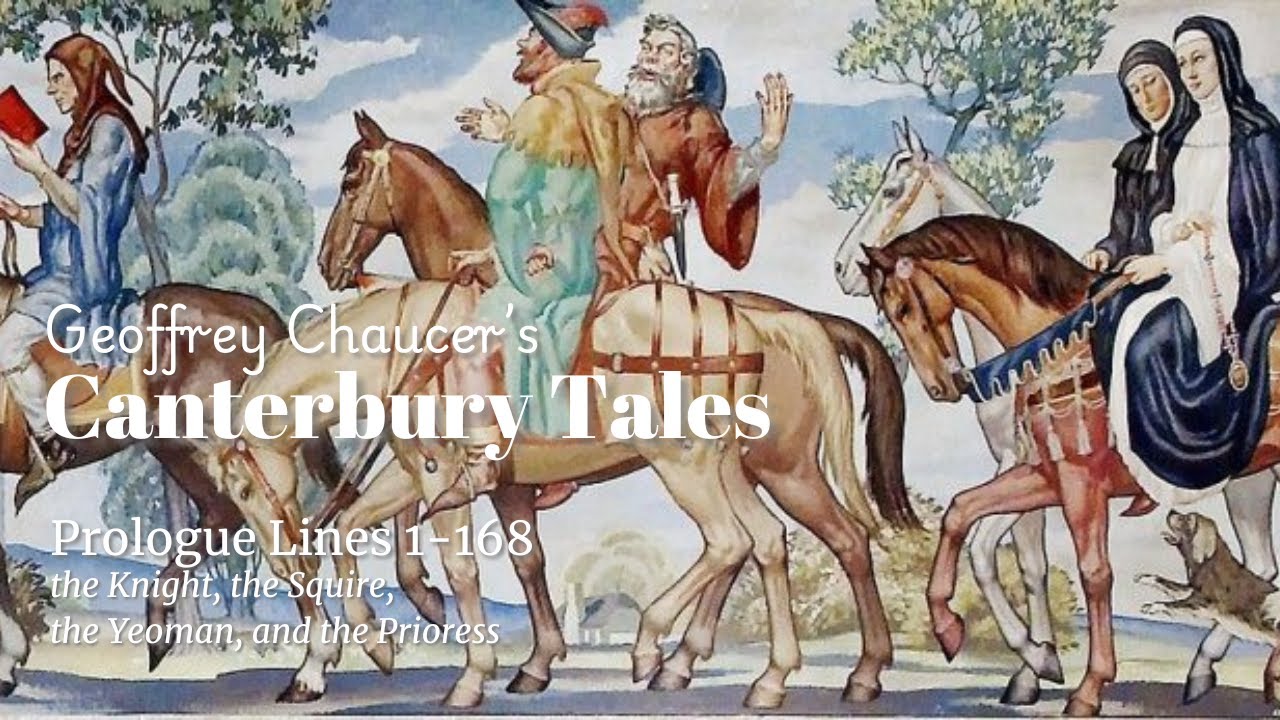 Canterbury Tales Prologue Lines 1-168 - YouTube