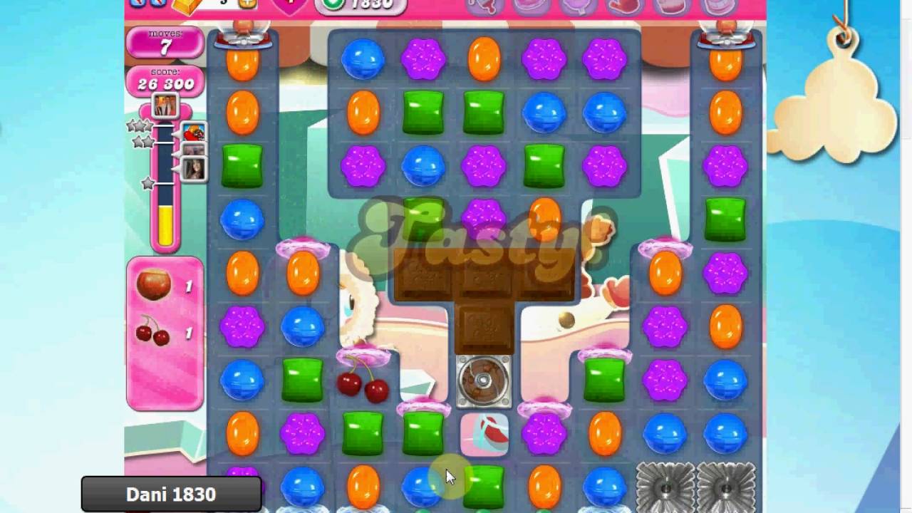 Candy Crush Saga Level 1830 - YouTube