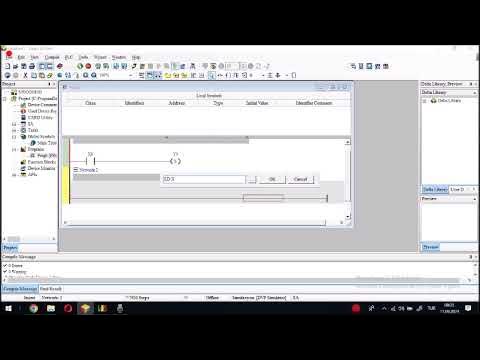 DELTA PLC ISPSOFT Set-Reset Komutu Kullanımı - YouTube