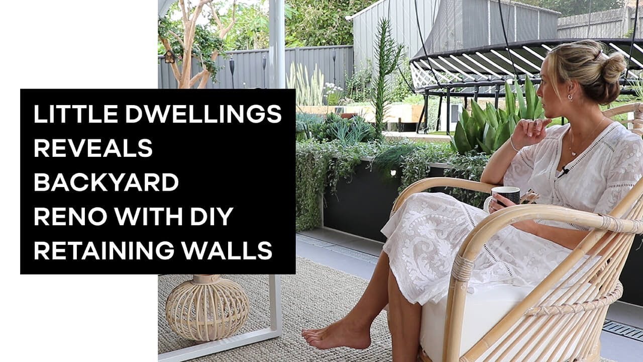 Little Dwellings Reveals Backyard Reno with DIY Retaining Walls ...
