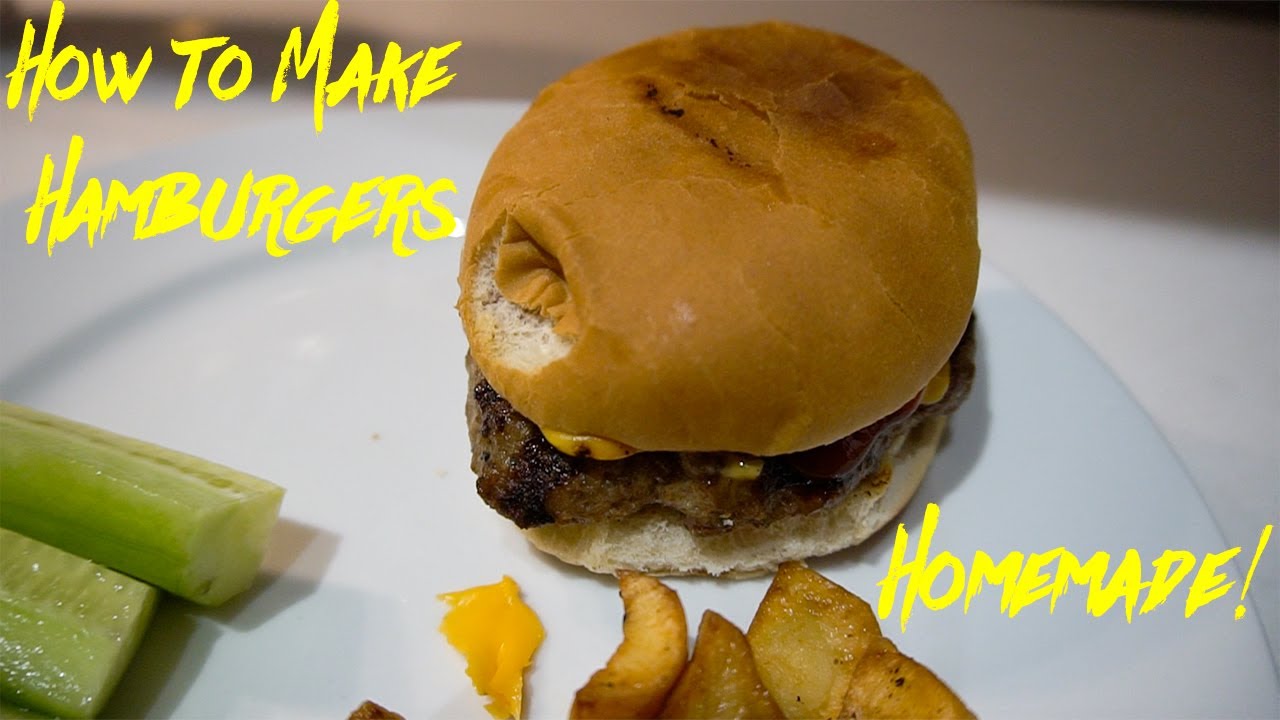 How to Make Hamburgers - YouTube