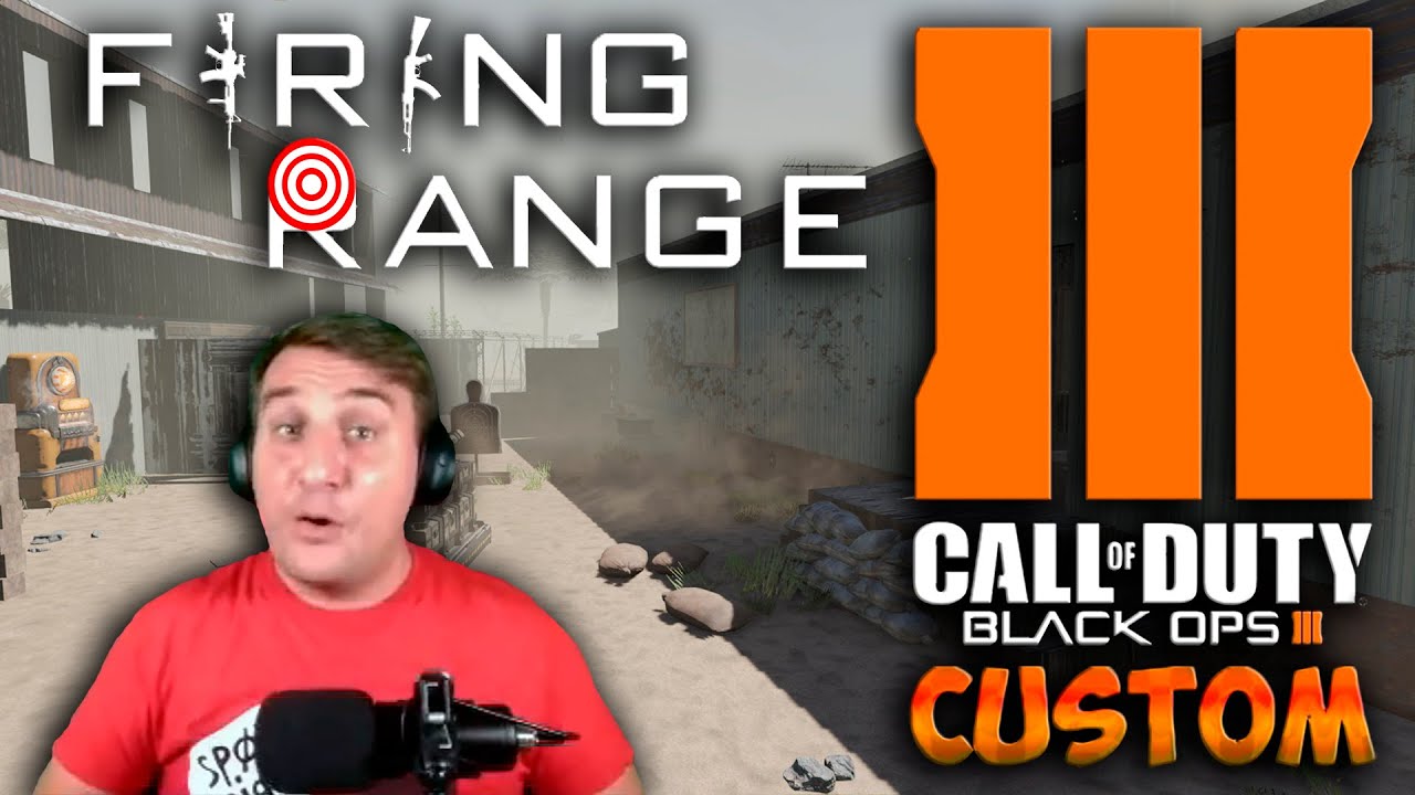 FIRING RANGE Easter Egg Custom Maps Call Of Duty Black Ops 3 - YouTube