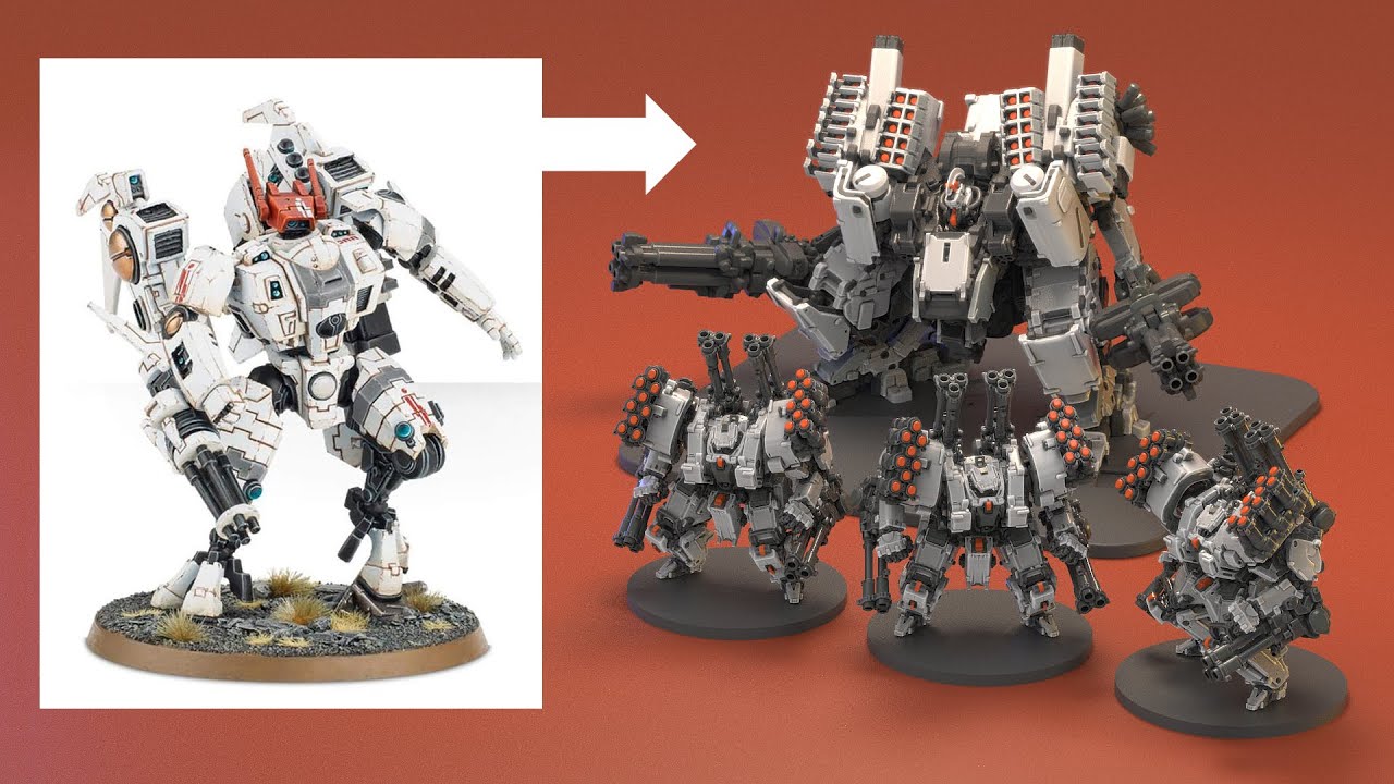 Modernizing Warhammer 40k Tau Design - VR Concept Art in Substance ...