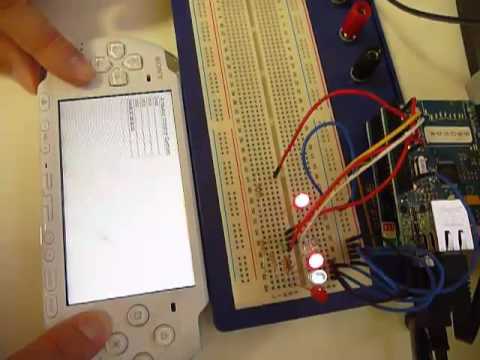 Control Arduino 2009 from PSP - YouTube